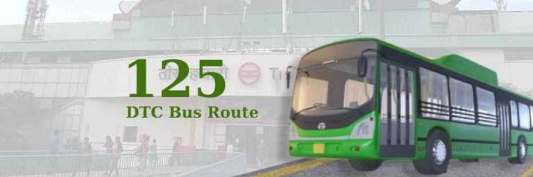 125 DTC Bus Route – Timings: Fatehpuri – Palla Village - DTC Bus