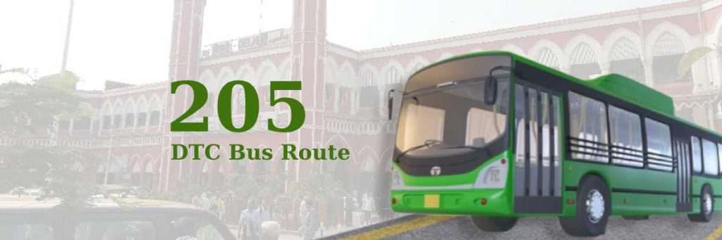 205 DTC Bus Route – Timings: Old Delhi Railway Station – New Seemapuri ...
