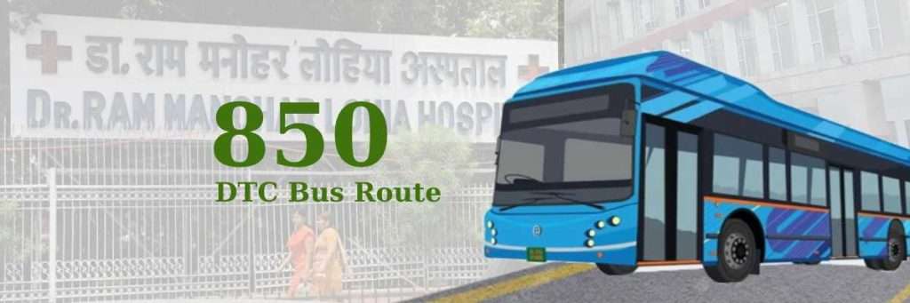 850 DTC Bus Route – Timings: Kendriya Terminal (Church Road ...